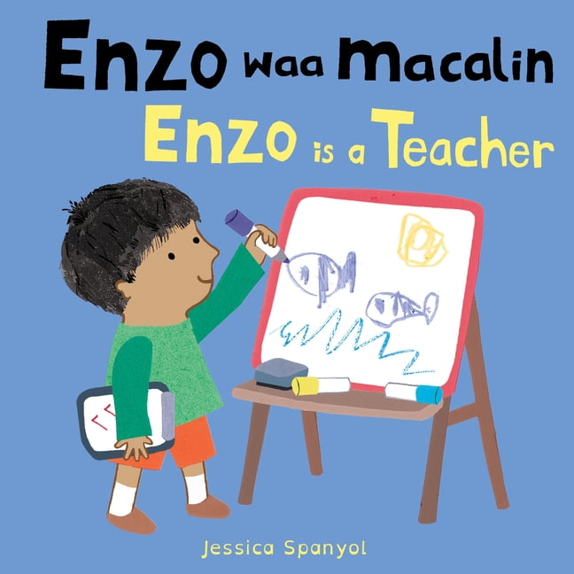 Books4school Editions Enzo Waa Macalin / Enzo Is a Teacher, (Board Book) - Walmart.com