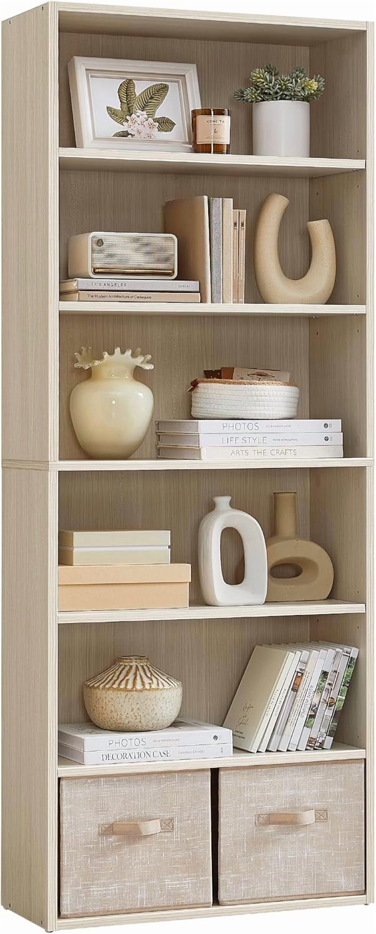 - Bookshelf, 6-Tier Bookcase, Book Shelf, Open Storage Shelf, 9.4 x 23. ...