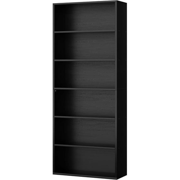 Bookshelf,6-Tier Open Bookcase and Bookshelves,6 Shelf Display Storage ...