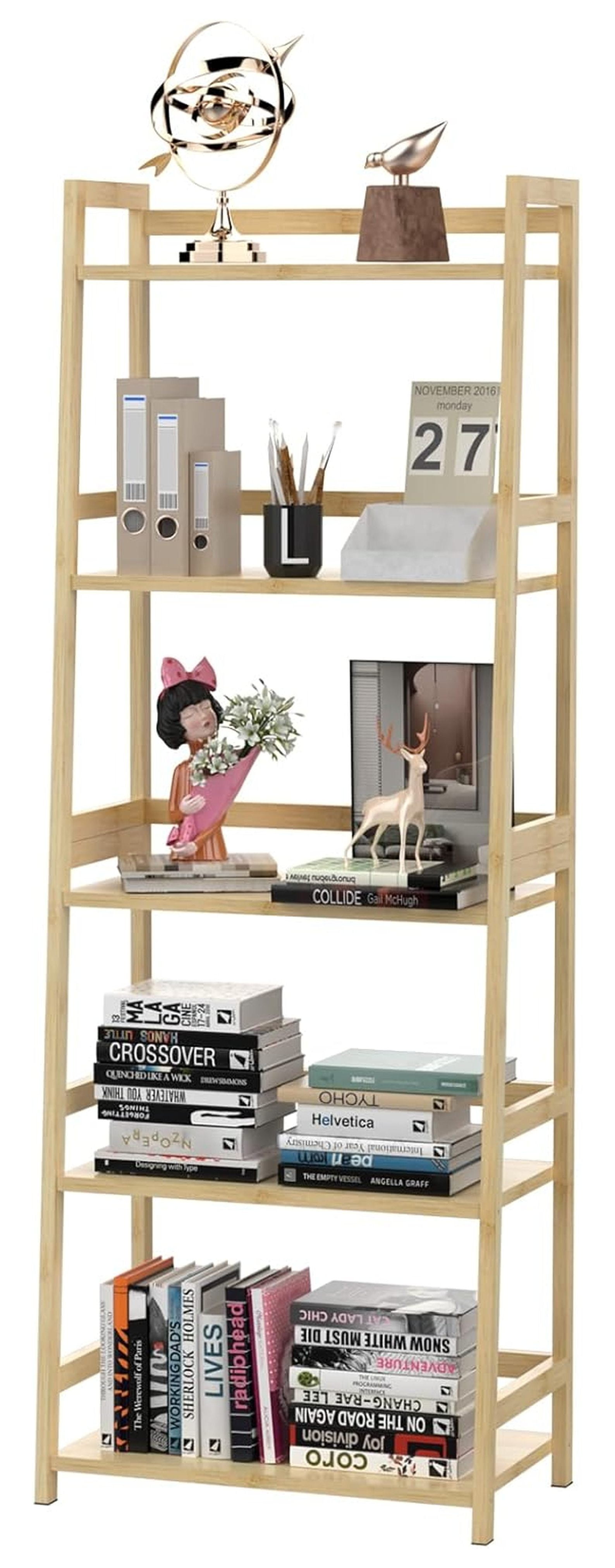 Bookshelf Book Shelf, Bookcase Storage Shelves Book case, Ladder Shelf ...