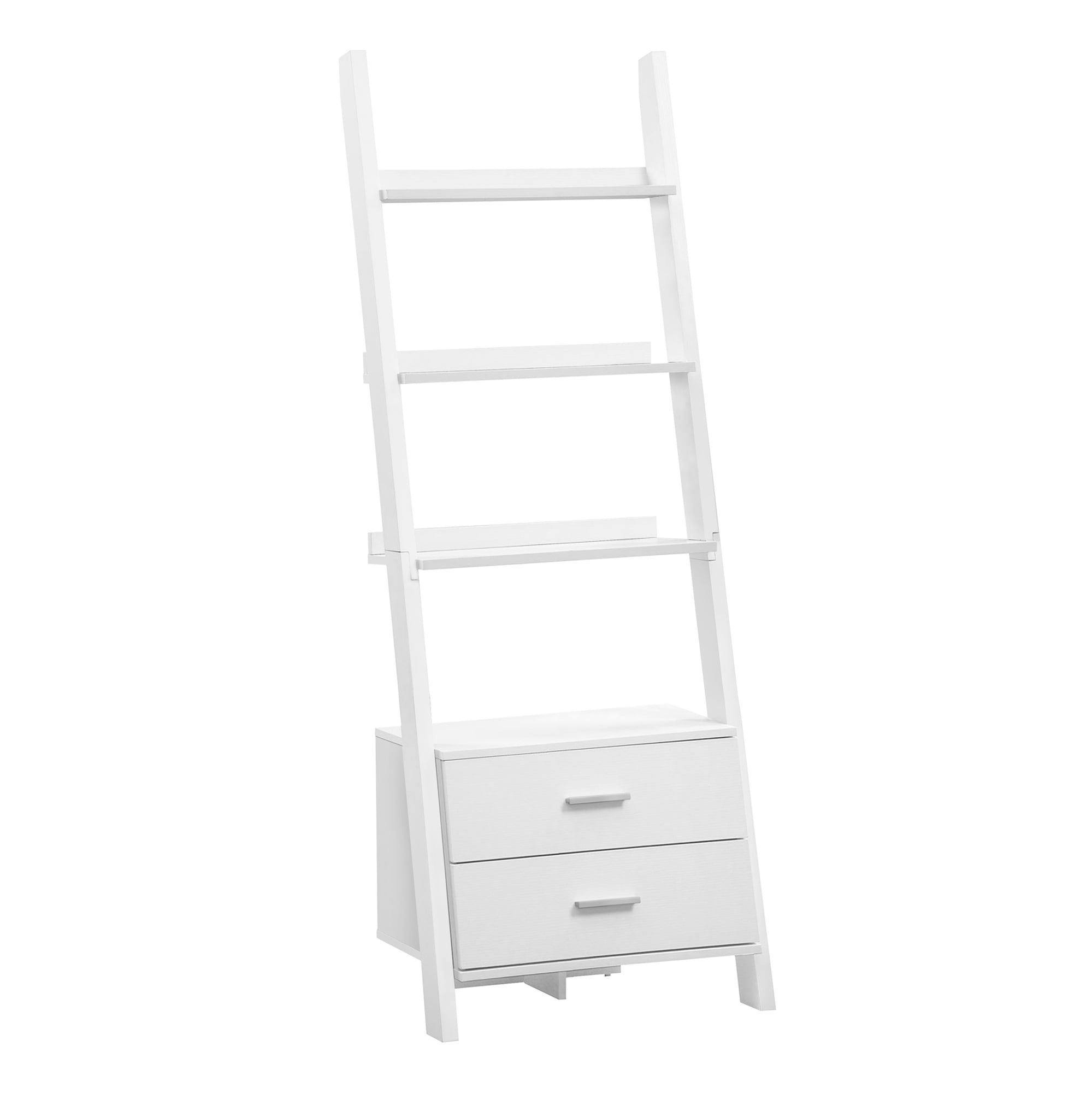 Bookshelf, Bookcase, Etagere, Ladder, 4 Tier, 69"h, Office, Bedroom ...