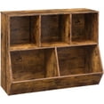 Bookshelf Bookcase Footboard Toy Storage Cubby 35.4" L Children's Toy ...