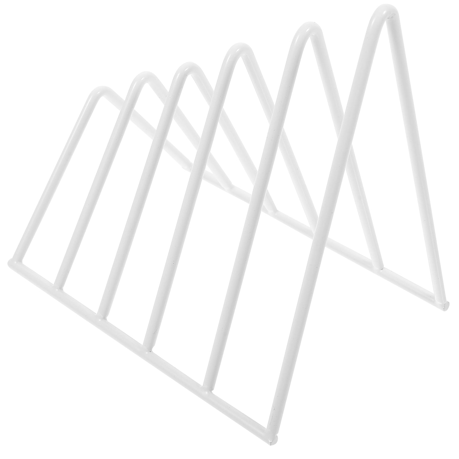 Bookshelf File Folder Organizer Desk Mail Triangle Sorter Metal ...