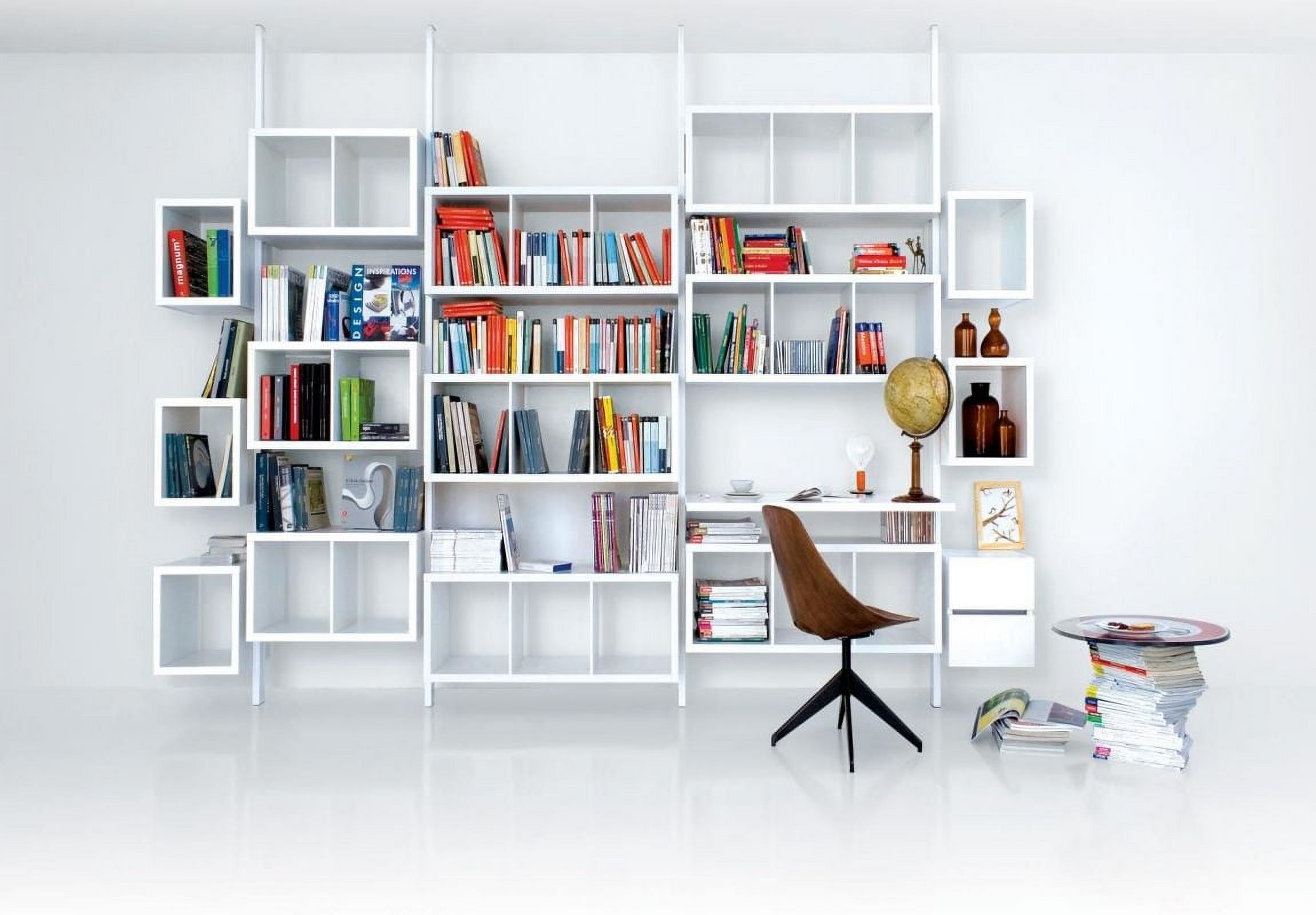 Bookshelf Photo Background Bookcase Office Custom Birthday Backdrop ...