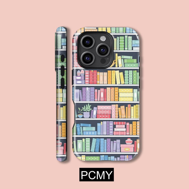 Bookshelf Reading Book Lover iPhone Case for iPhone 11 12 13 14 15 16 17 Pro Max - Walmart.com