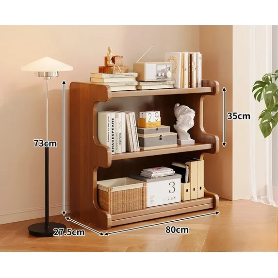 Bookshelf Shelf Floor-to-ceiling bookcase Simple living room locker ...