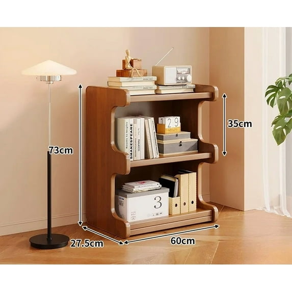 Bookshelf Shelf Floor-to-ceiling bookcase Simple living room locker ...