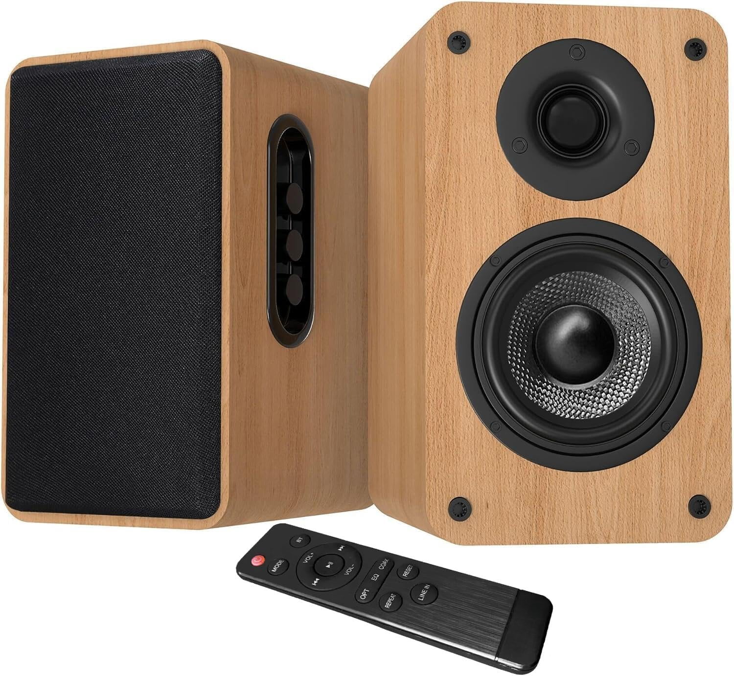 Bookshelf Speakers with ARC, 100W Speakers, /AUX-in/Optical/Coaxial, 4 ...