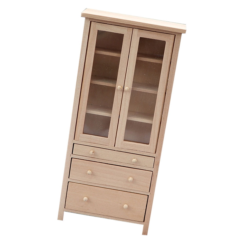 Bookshelf Toy Mini Furniture Model DIY Model Toy Scene 19.5X9.1X3.7CM ...