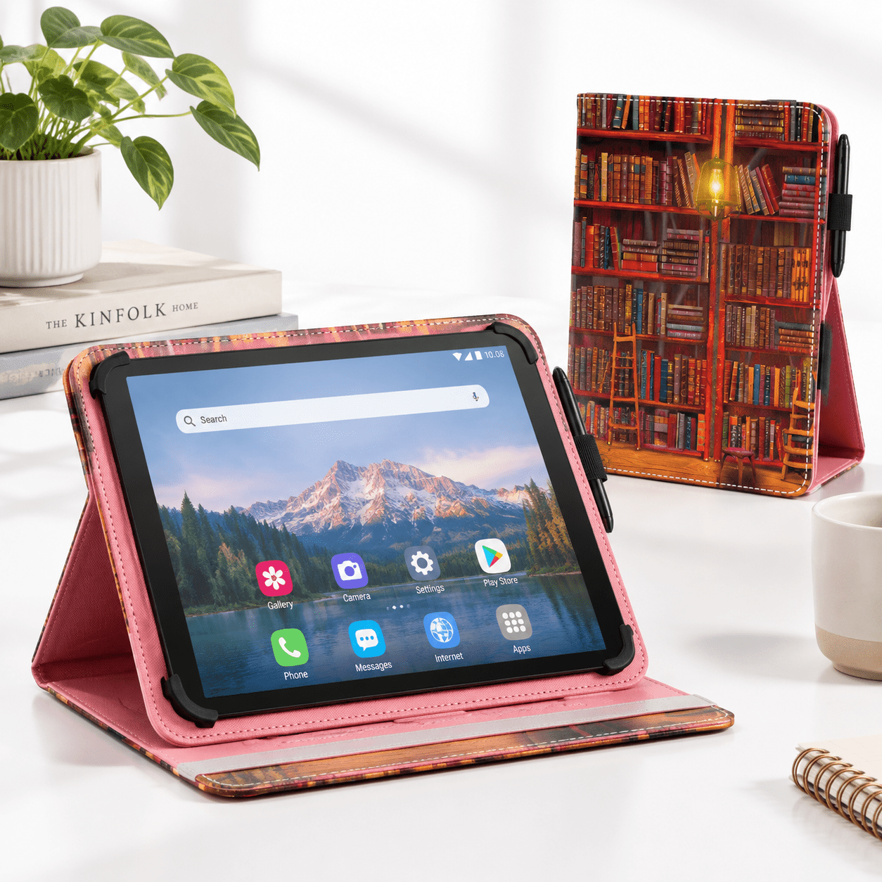 Bookshelf Universal Folio Tablet Case for 9.5-10.5 Inch Tablets ...