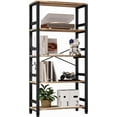Bookshelves and Bookcases, 31.5in Wide Shelf 5-Tier Ladder Shelf 110lbs ...