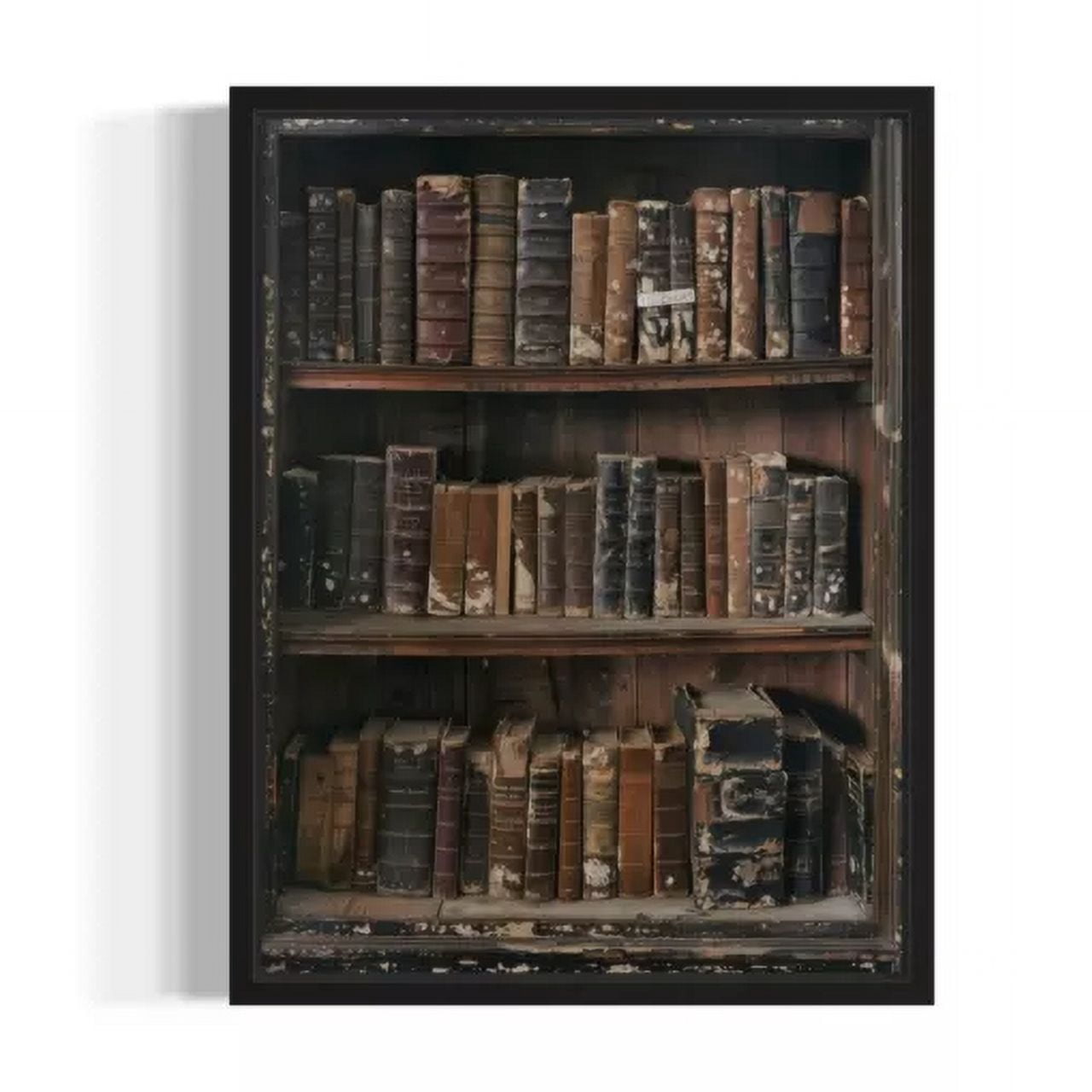 Bookshelves Farmhouse Photo Art Print Poster Wall Art Painting NO ...