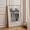 Bookshop Art Vintage Bookstore Illustration Literary Wall Art Book ...
