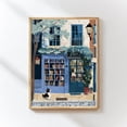 Bookshop Wall Art, Cozy Bookstore Illustration With Dog, Unframed Paper ...