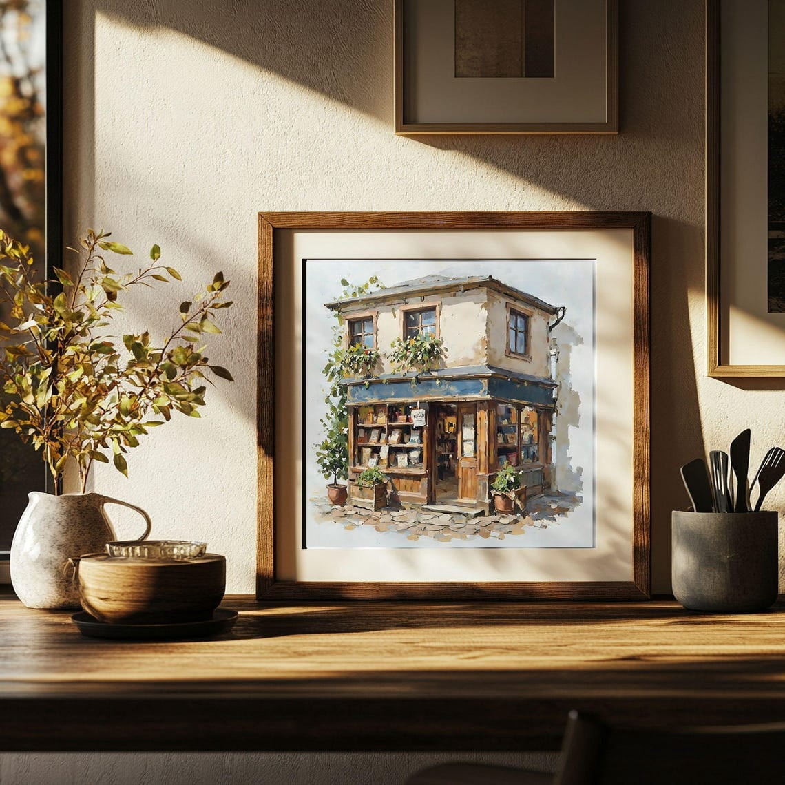 Bookstore Home Library Wall Art Print, Unframed Paper Poster 11x14in ...