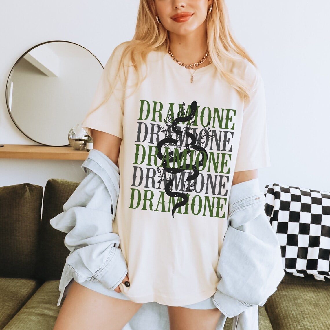 Booktok Dramione T-Shirt, Bookish, Fanfiction Tee, Romantasy Snake ...