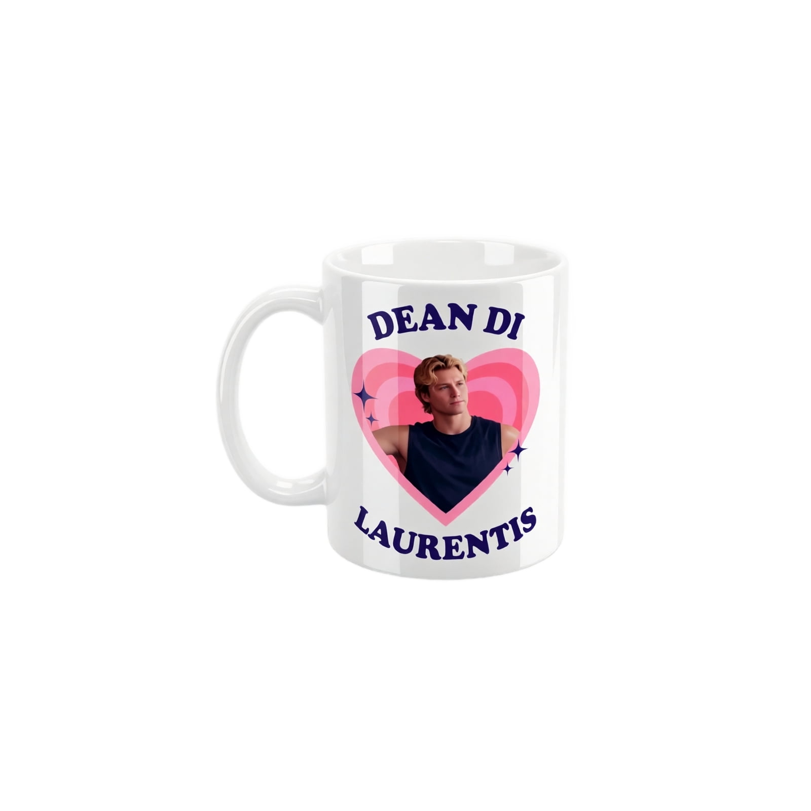 Booktok Hockey Romance Mug, Dean Di Laurentis Heart Design Coffee Cup ...