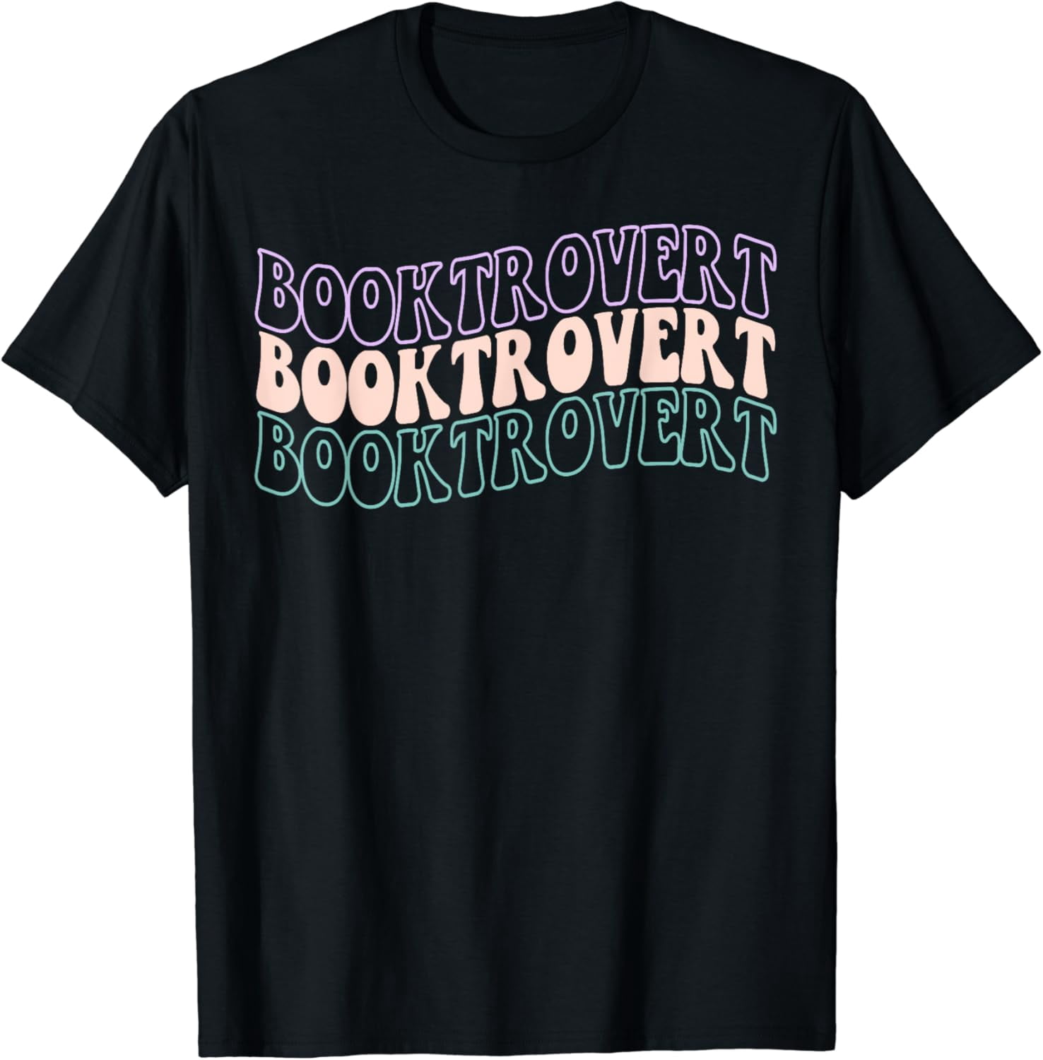 Booktrovert Groovy Read Books Avoid People & I Know Things T-Shirt ...