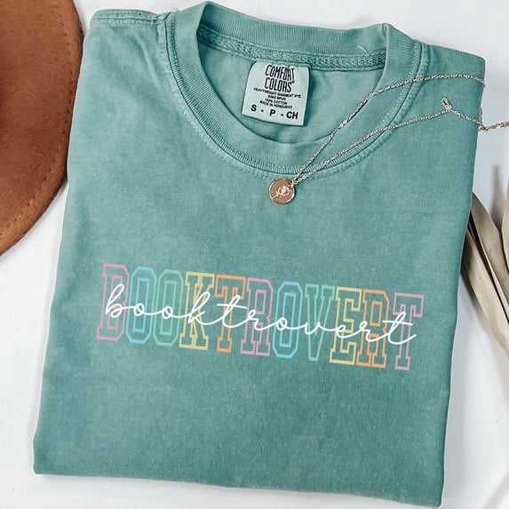 Booktrovert Shirt Book Lover Tshirt Reading Club Tee Librarian Gift ...