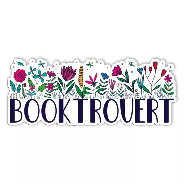 Booktrovert Stickers Romance Book Lover Sticker For Kindle Phone Decal ...
