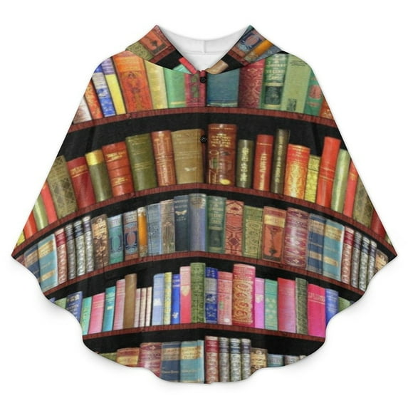 Bookworm Antique Book Library Vintage Book Shelf Blanket Oversized ...
