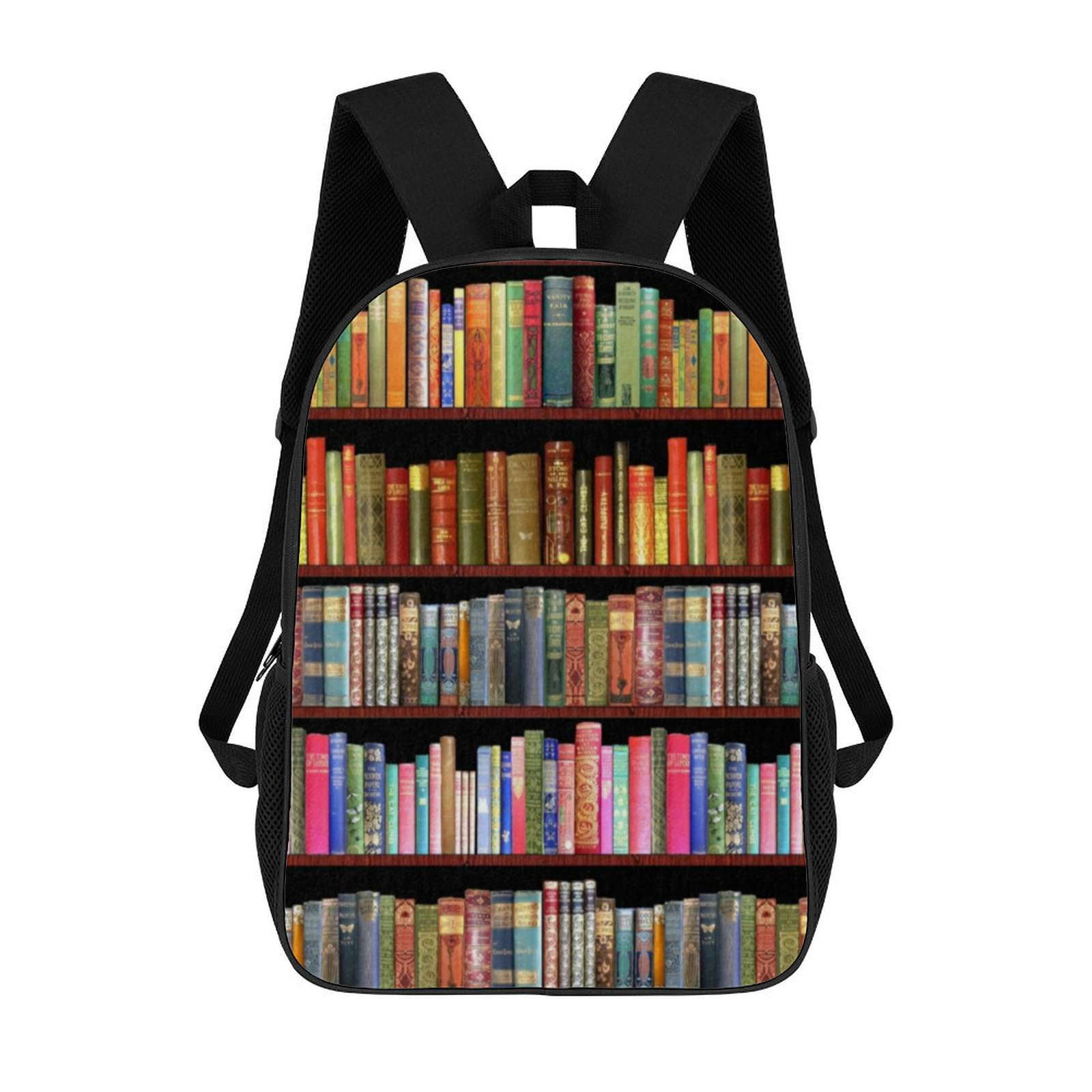 Bookworm Antique Book Library Vintage Book Shelf Large Capacity ...