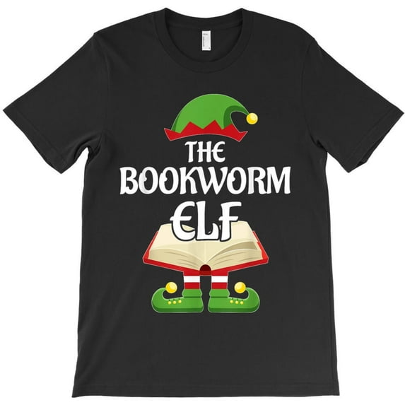 Bookworm Fairy Funny Family Matching Group Christmas Reading Graphic ...