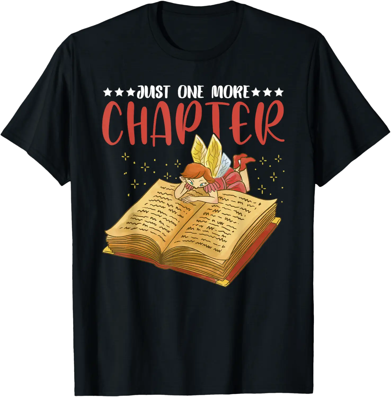 Bookworm Just One More Chapter Reading T-Shirt - Walmart.com