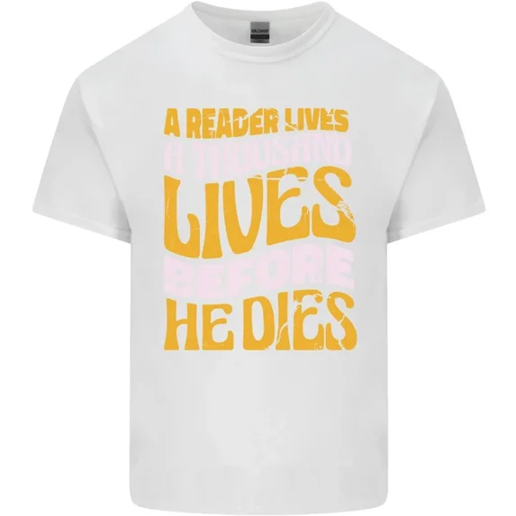Bookworm Reading a Reader Dies Funny T-Shirt - Walmart.com