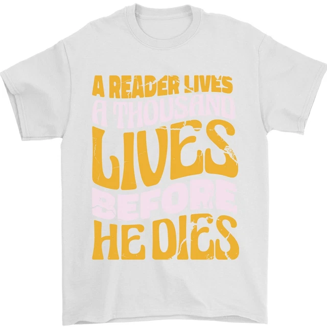 Bookworm Reading a Reader Dies Funny T-Shirt - Walmart.com