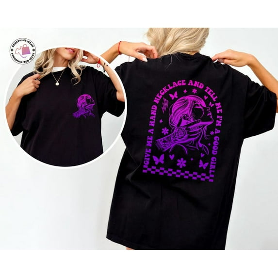 Bookworm Shirt, Trending Shirt, Give Me a Hand Necklace and Tell Me I'm ...