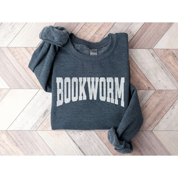 Bookworm Sweatshirt, Book Lover Crewneck, Book Sweatshirt, Bookworm ...