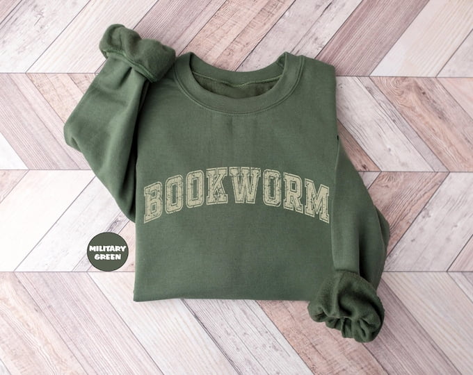 Bookworm Sweatshirt, Book Lover Hoodie, Bookworm Outfit, Book Club ...