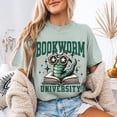 Bookworm University Shirt Retro Varsity Style Tee Bookish TShirt Reader ...