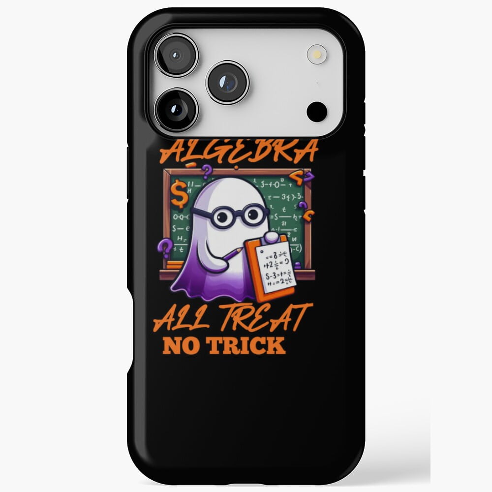 Boolean Algebra Ghost Halloween Math Teacher Funny Phone Case for ...