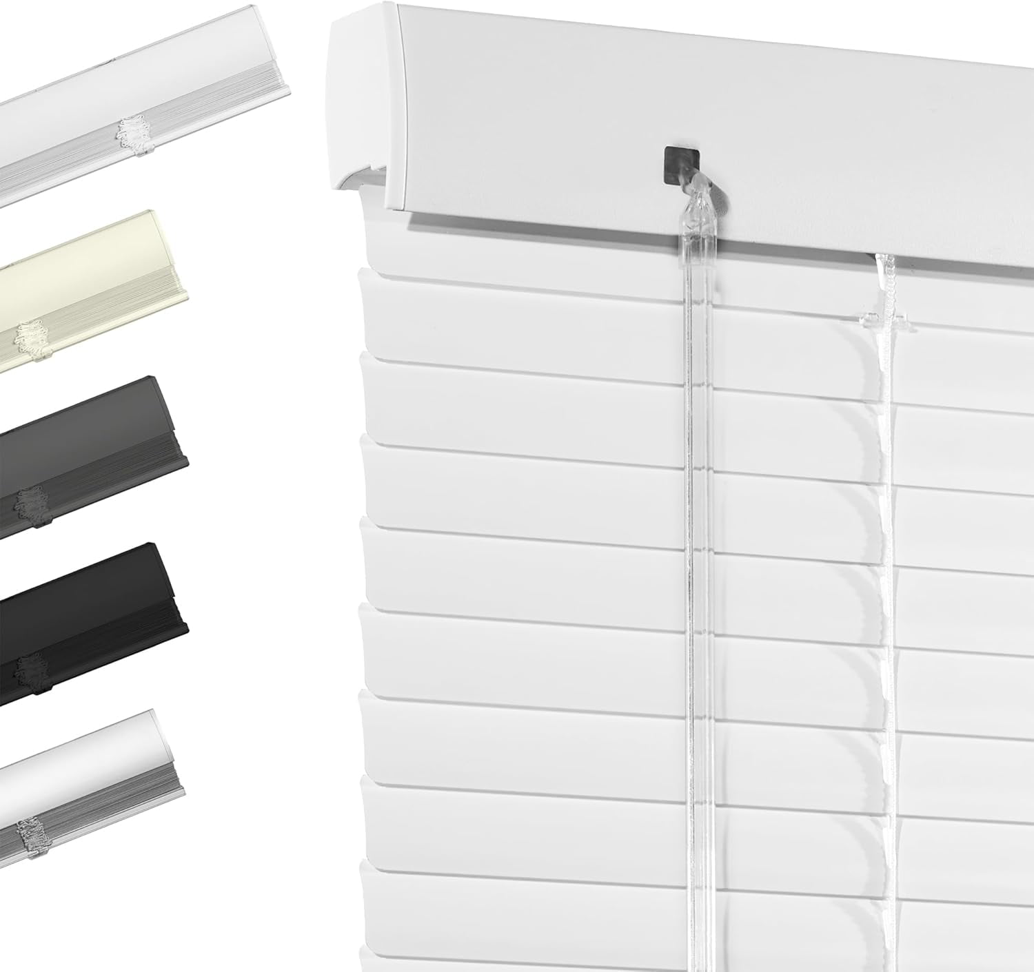 Boolegon Aluminum Mini Blinds Cordless Venetian Blind New 1 Inch Metal ...