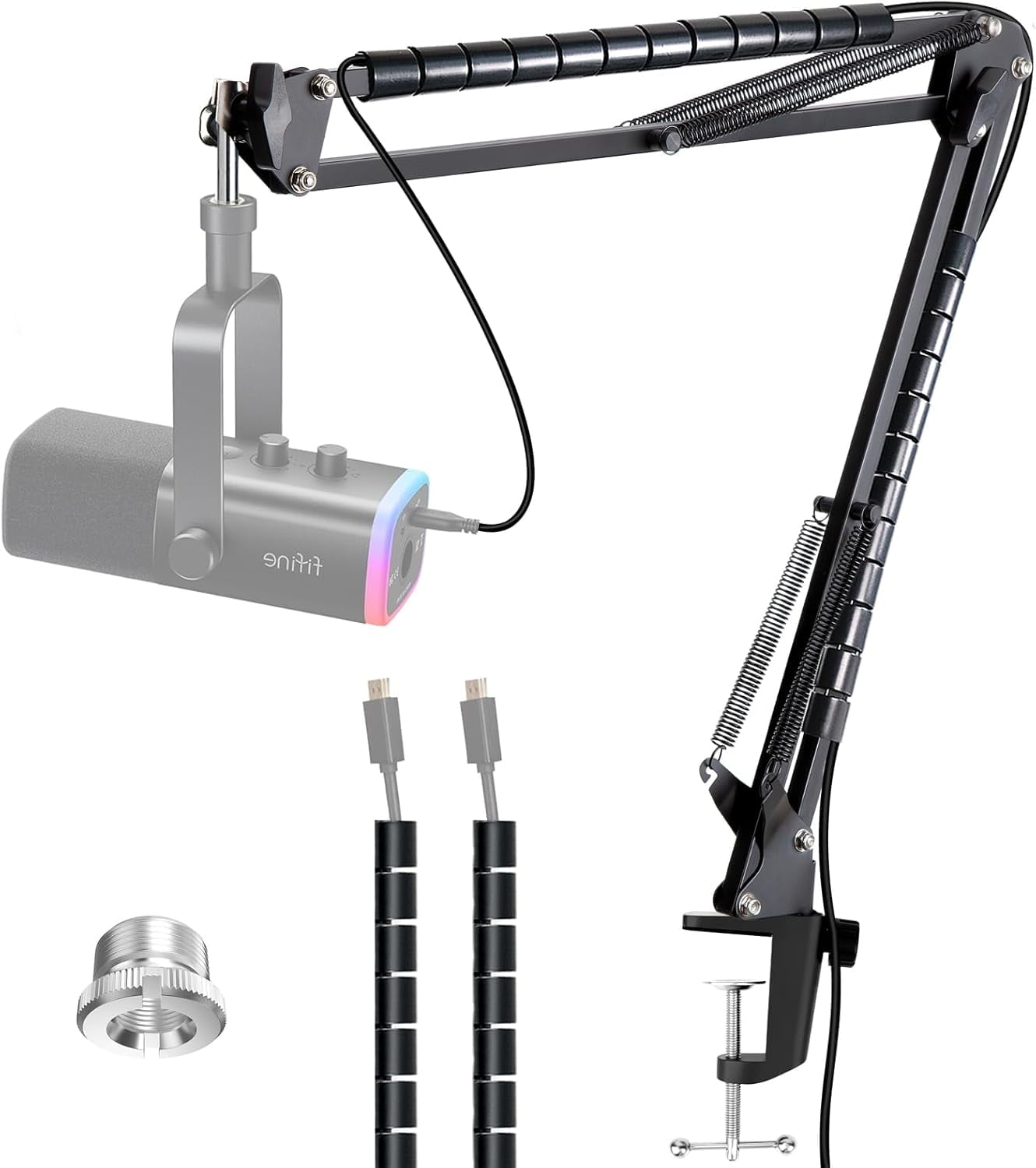Boom Arm Compatible with Fifine Dynamic Microphone (AM8), Mic Arm for ...