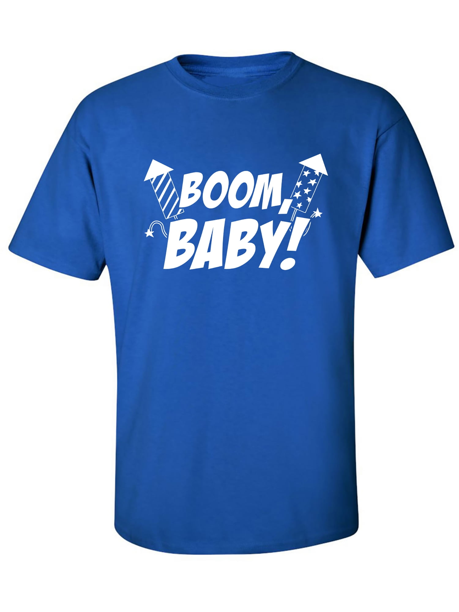 Boom, Baby! Adult Short Sleeve T-shirt - Walmart.com