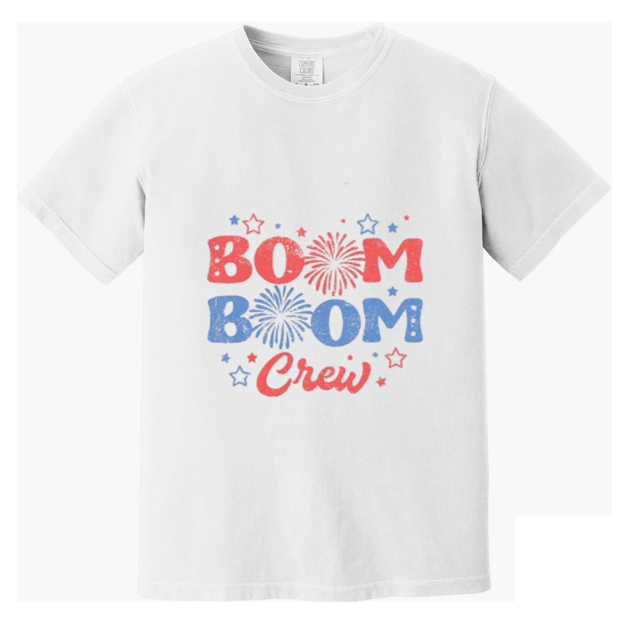 Boom Boom Crew Dynamite Squad Explosive Fun Style Comfort Color T-Shirt, for men & women, up to ...