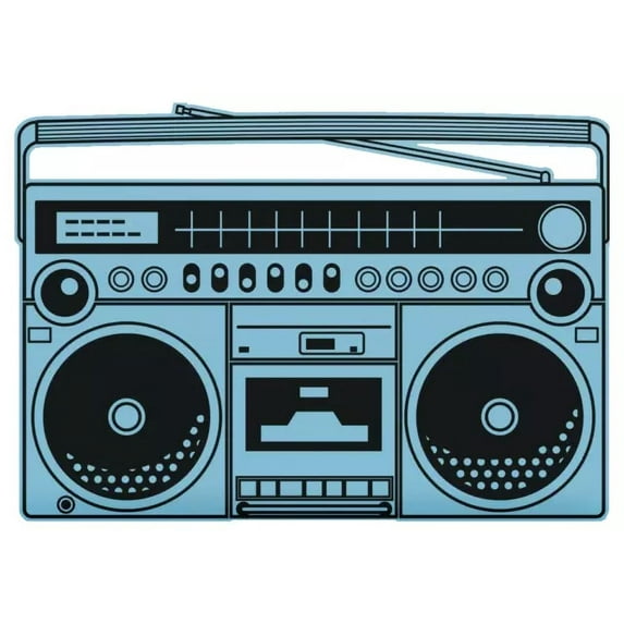 Boom Box Sticker Pop Art Phone Decal Water Bottle Stickers Car Decals ...