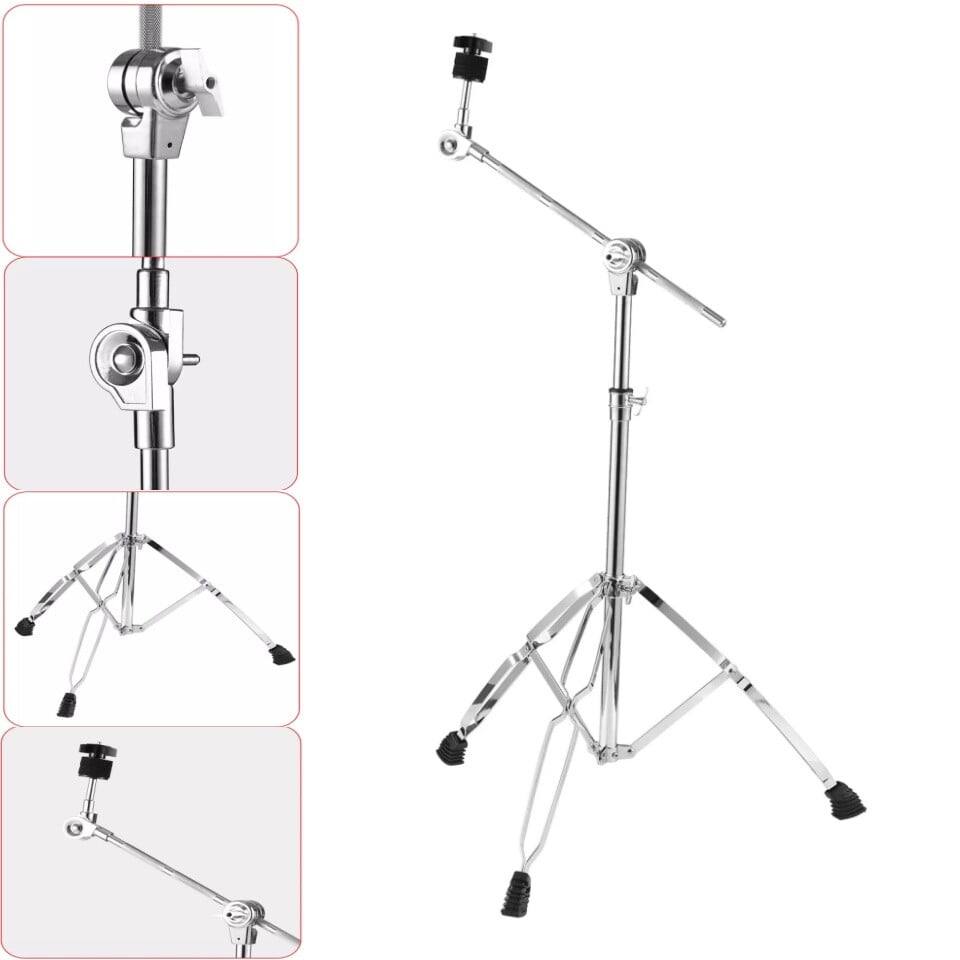 Boom Cymbal Stand, Adjustable Cymbal Stand for Drum Hardware Percussion ...