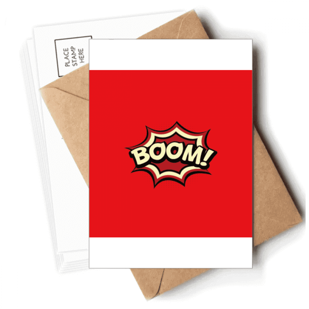 Boom Dialog Fire Art Deco Fashion Postcards Envelopes Blank Note Cards ...