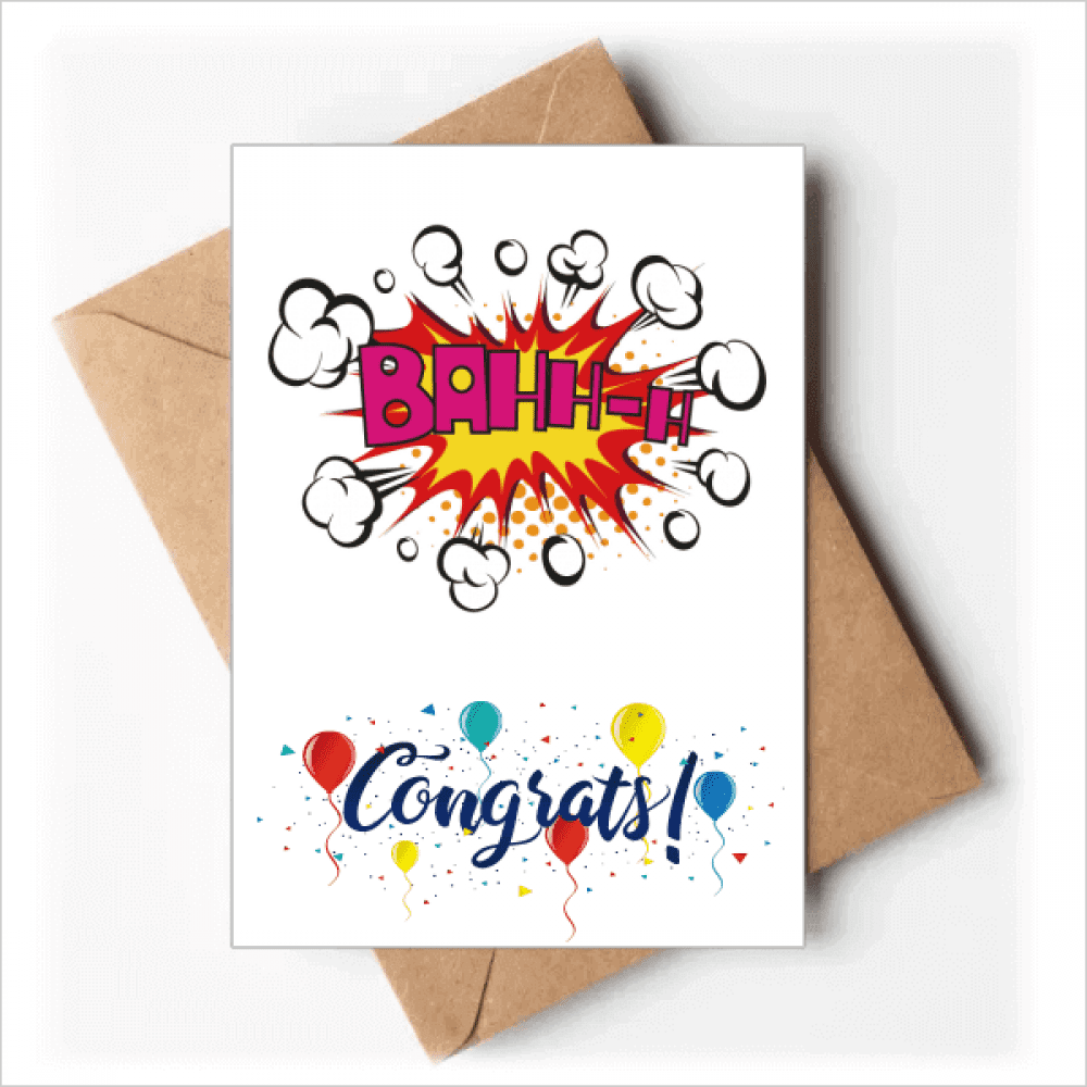 Boom Fire Clouds Art Deco Fashion Wedding Cards Congratulations ...
