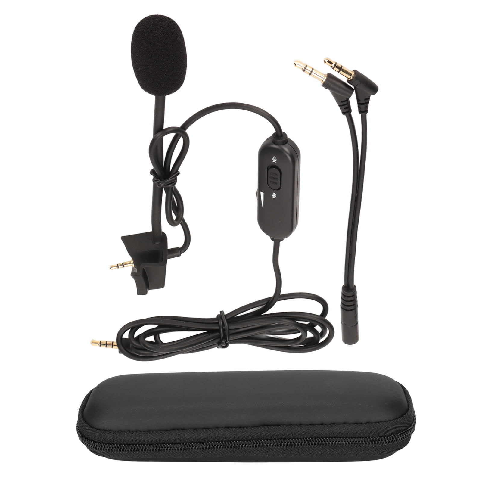 Boom Microphone Cable Noise Reduction 3.5mm Interface Boom Headphone ...