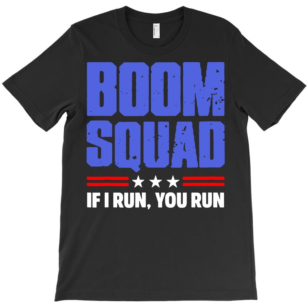 Boom Squad Fireworks Director Themed Funny Holiday Graphic Design Style ...
