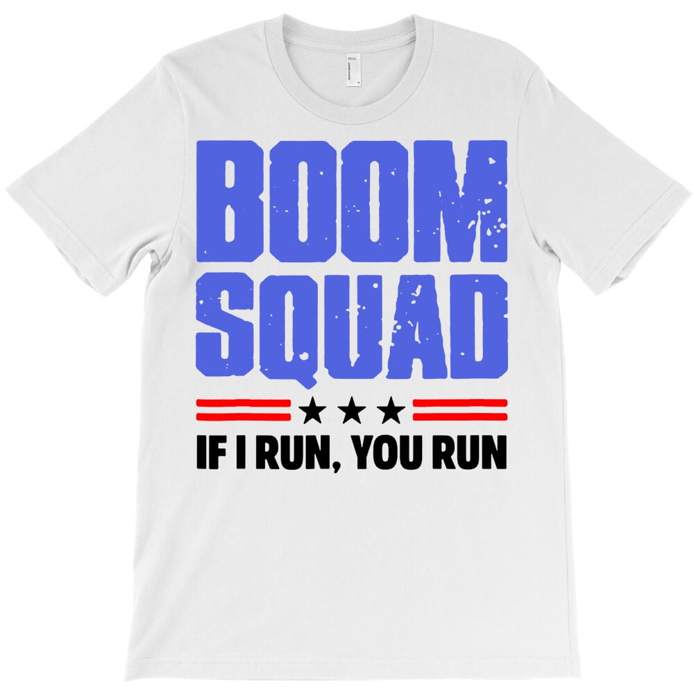 Boom Squad Fireworks Director Themed Funny Holiday Graphic Design Style ...