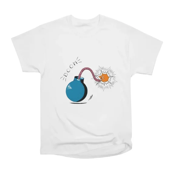 Boom T-Shirt Tee Gift For Him Merch For Her Apparel For Friend1 ...