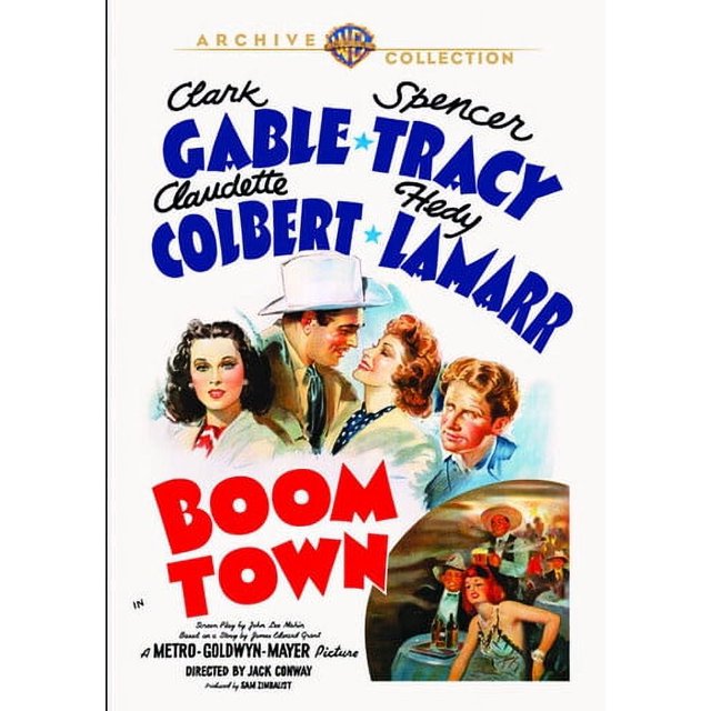 Boom Town (DVD), Warner Archives, Action & Adventure - Walmart.com