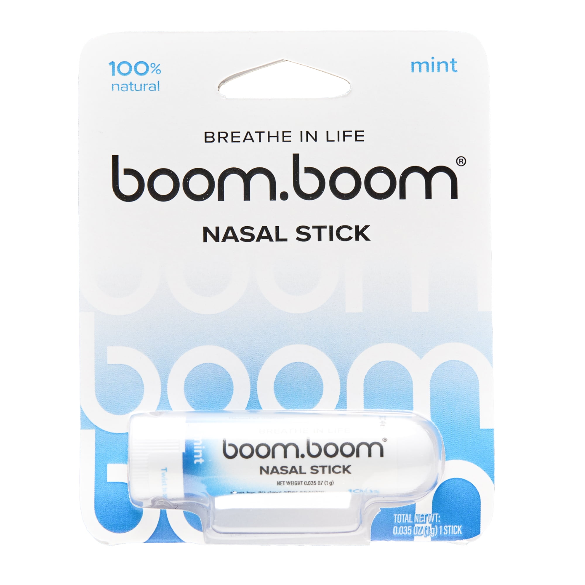 BoomBoom Nasal Stick, Mint 1pk - Walmart.com