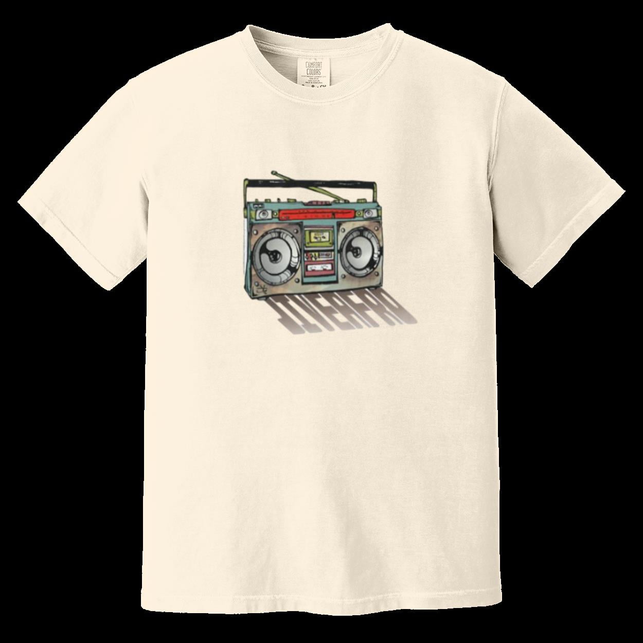 BoomBox Retro Funky 90s Style Groovy Music Vibes on Comfort Color T-Shirt, for men & women, up ...